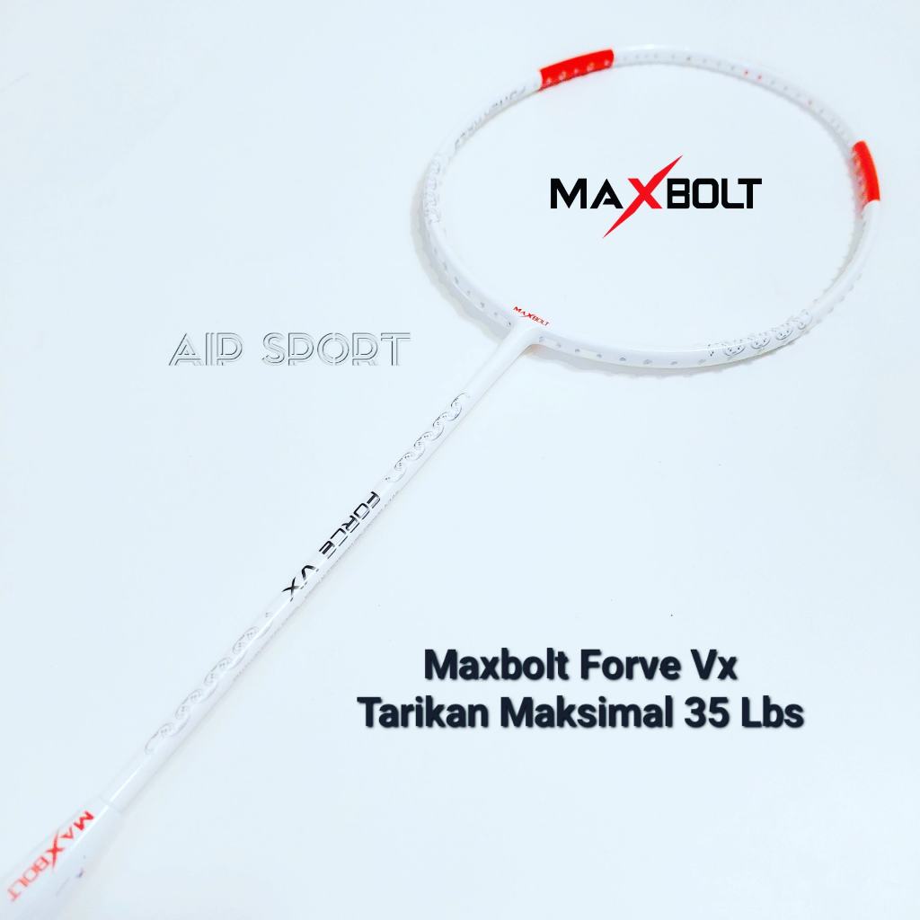 Jual Raket Badminton Maxbolt Original 30-35 Lbs Free Tas Grip Dan Senar ...