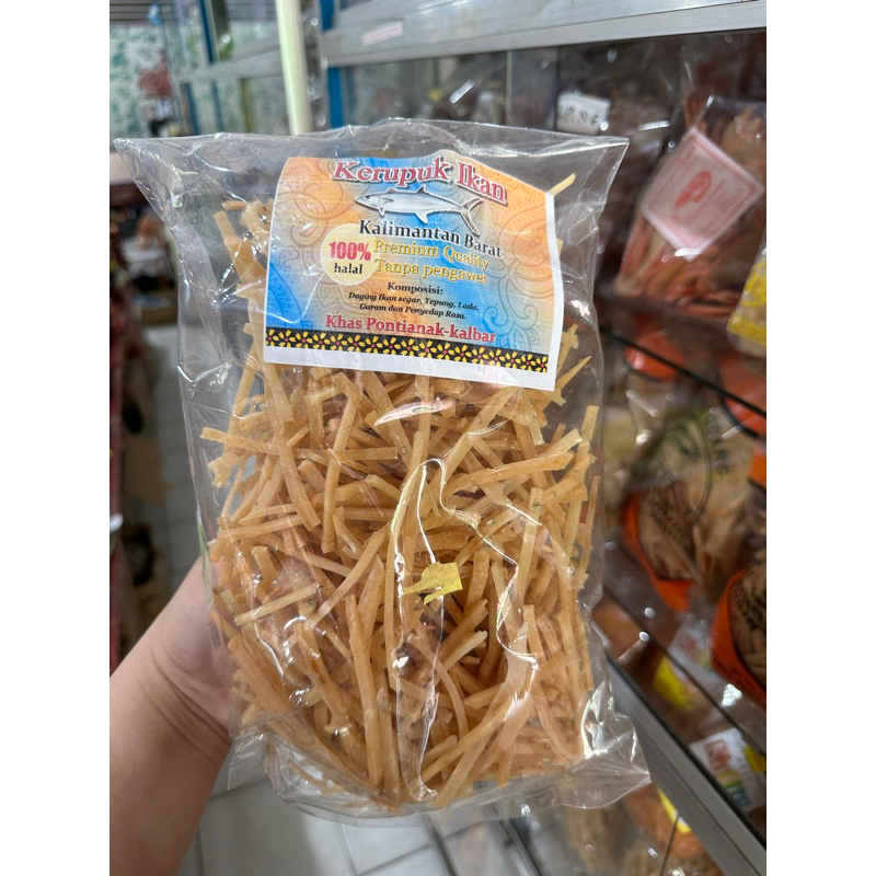 Jual Kerupuk Stik Ikan Tenggiri 500gr Khas Kalimantan | Shopee Indonesia