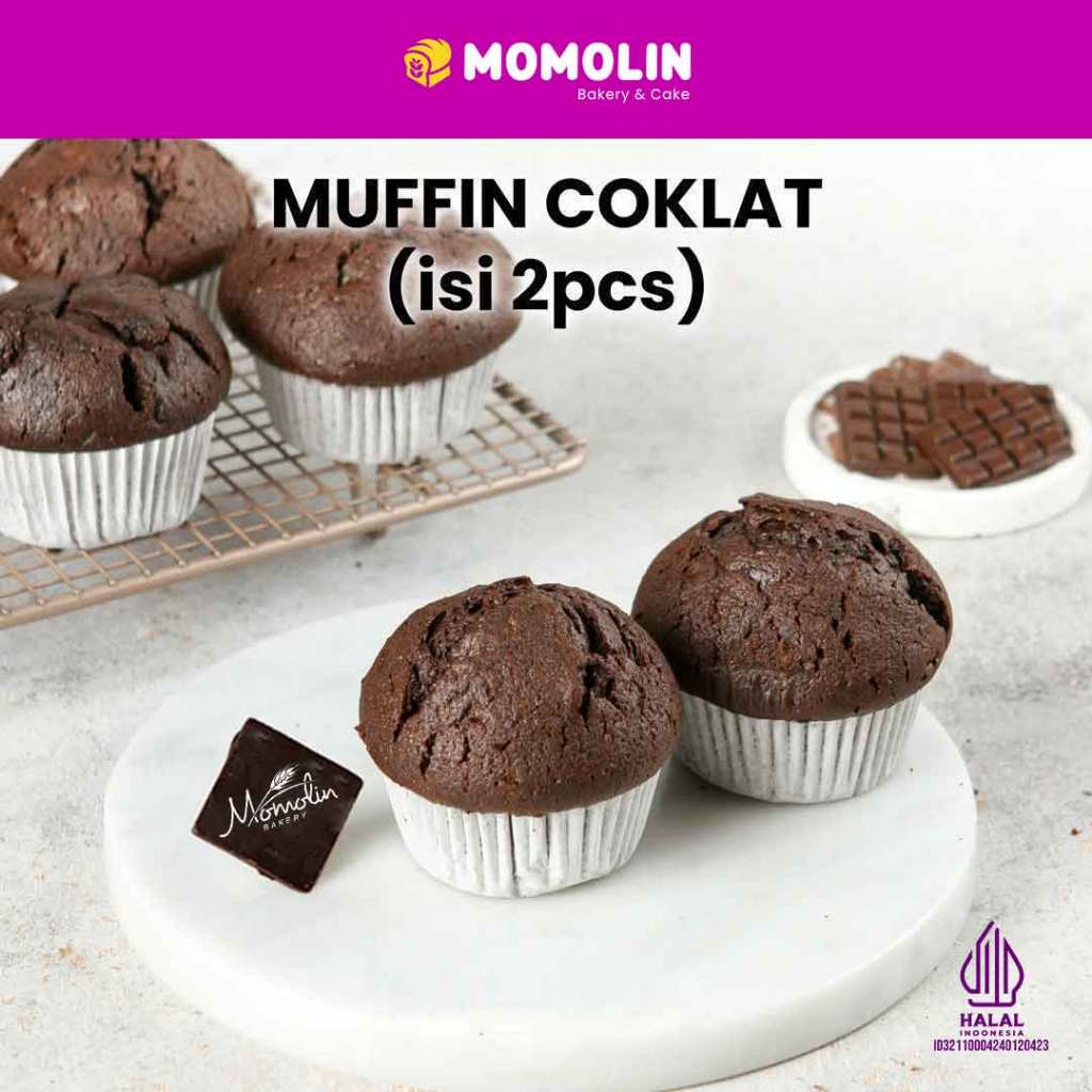 Jual Momolin Bakery Muffin Coklat Momolin Bakery | Roti Manis | Kue ...