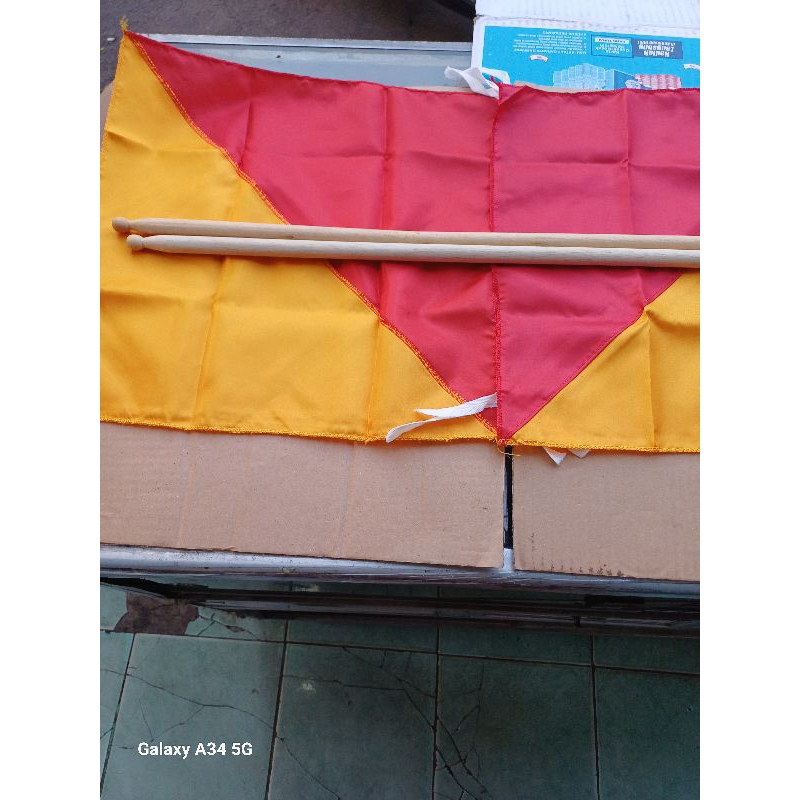 Jual ATRIBUT PRAMUKA SD SMP SMA 2 BENDERA SEMAPORE + 2 TONGKAT ATRIBUT ...