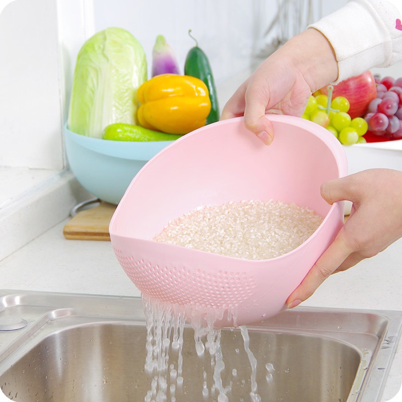 Jual Baskom Cuci Beras Multiguna dengan Penyaring Aman dan Food Grade ...