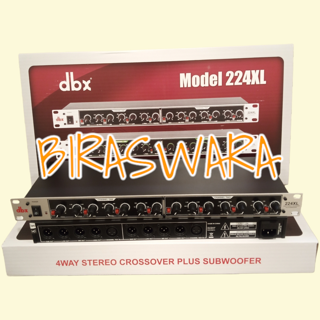 Jual DBX 224XL CROSSOVER 4 WAY STEREO PLUS SUBWOOFER 224 XL | Shopee Indonesia