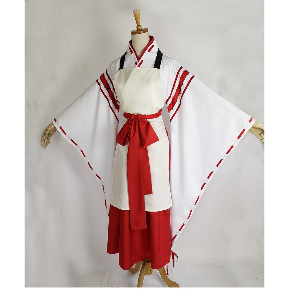 Jual [QTakasi] Yukata Hakama vox merah putih kuil jepang anime cosplay ...