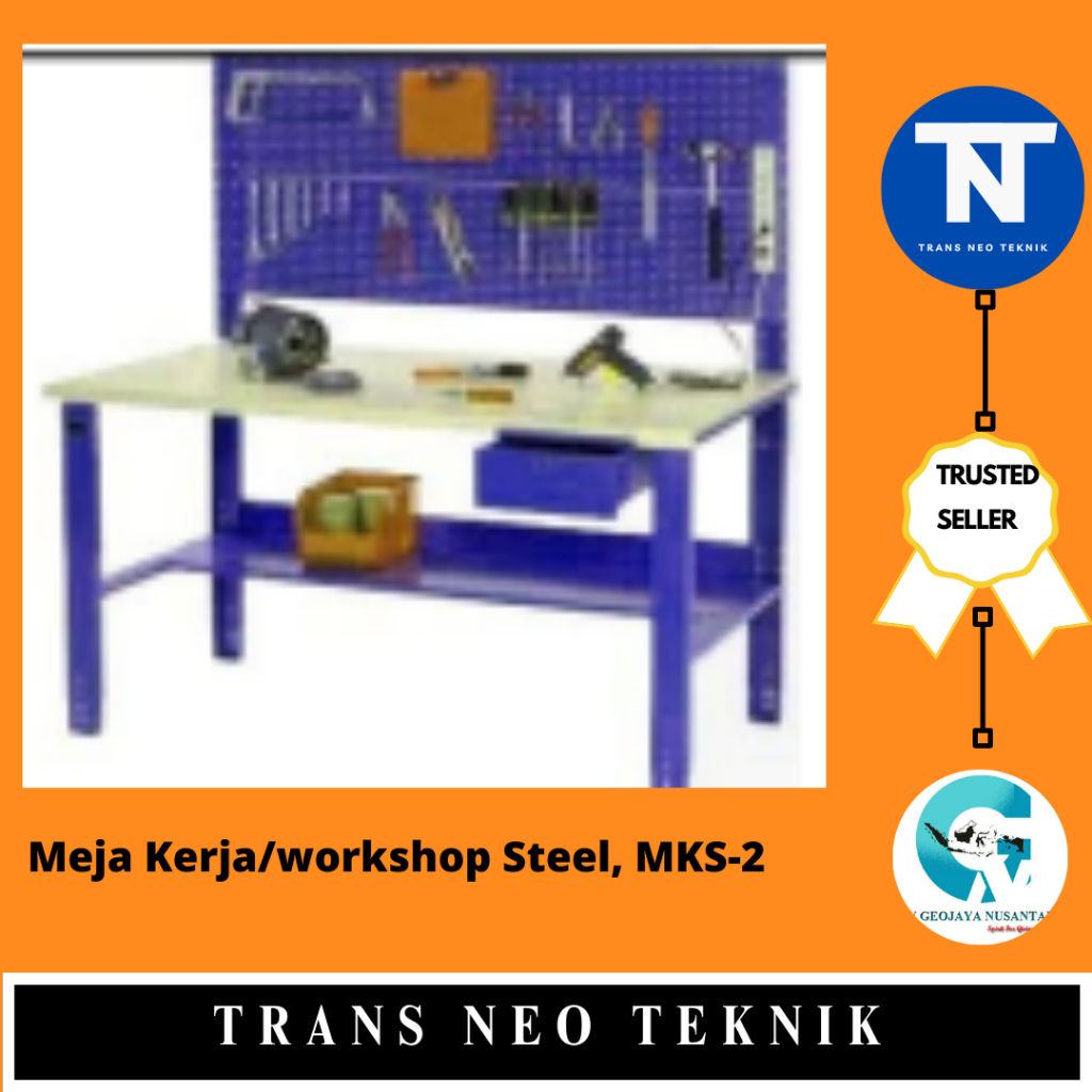 Jual Meja Kerja/workshop Steel, MKS-2 | Shopee Indonesia
