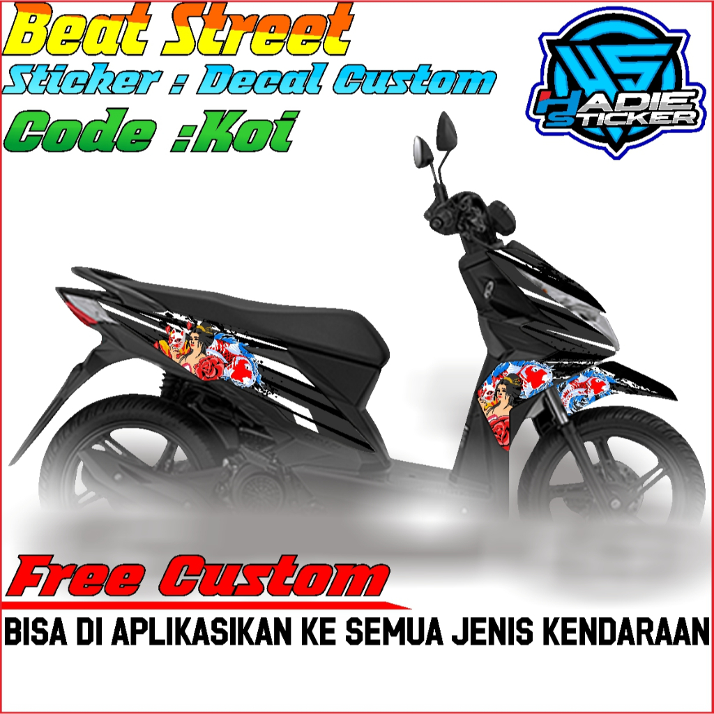 Jual sticker beat street koi/sticker decal koi beat street | Shopee ...