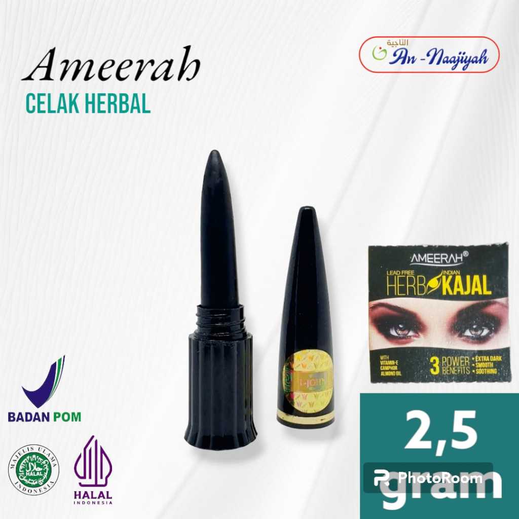Jual CELAK AMEERAH KAJAL | EYELINER ARAB | CELAK MURAH 2,5 Gr | Shopee ...