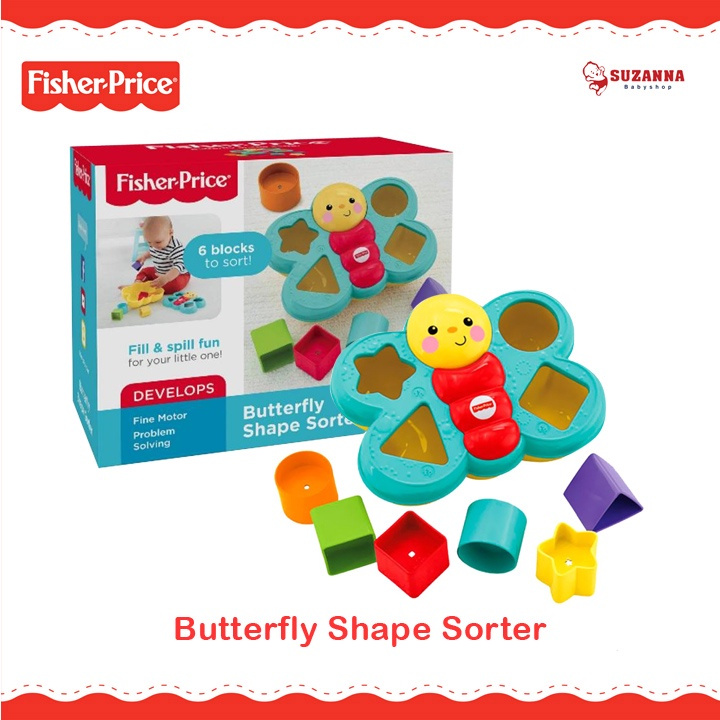 Jual Fisher Price Butterfly Shape Sorter | Shopee Indonesia