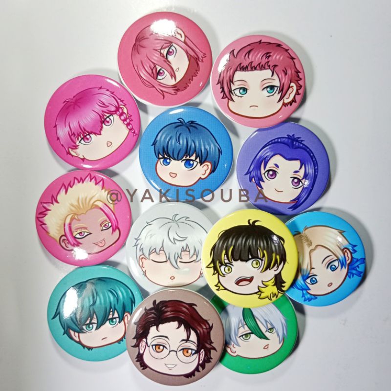 Jual BLUE LOCK PIN BUTTON / Pin Peniti Anime Bluelock Fanmerch | Shopee ...