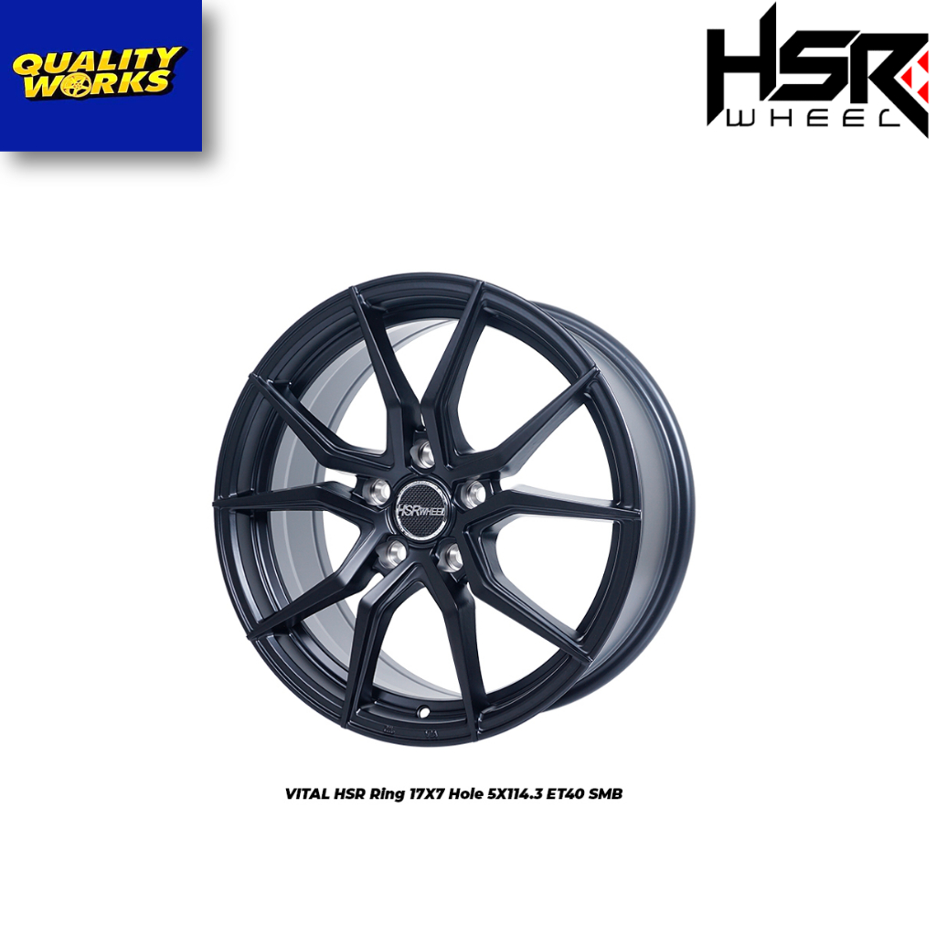 Jual Velg mobil Xpander ring 17 pelek HSR VITAL R17 lebar 7 pcd 5x114 ...