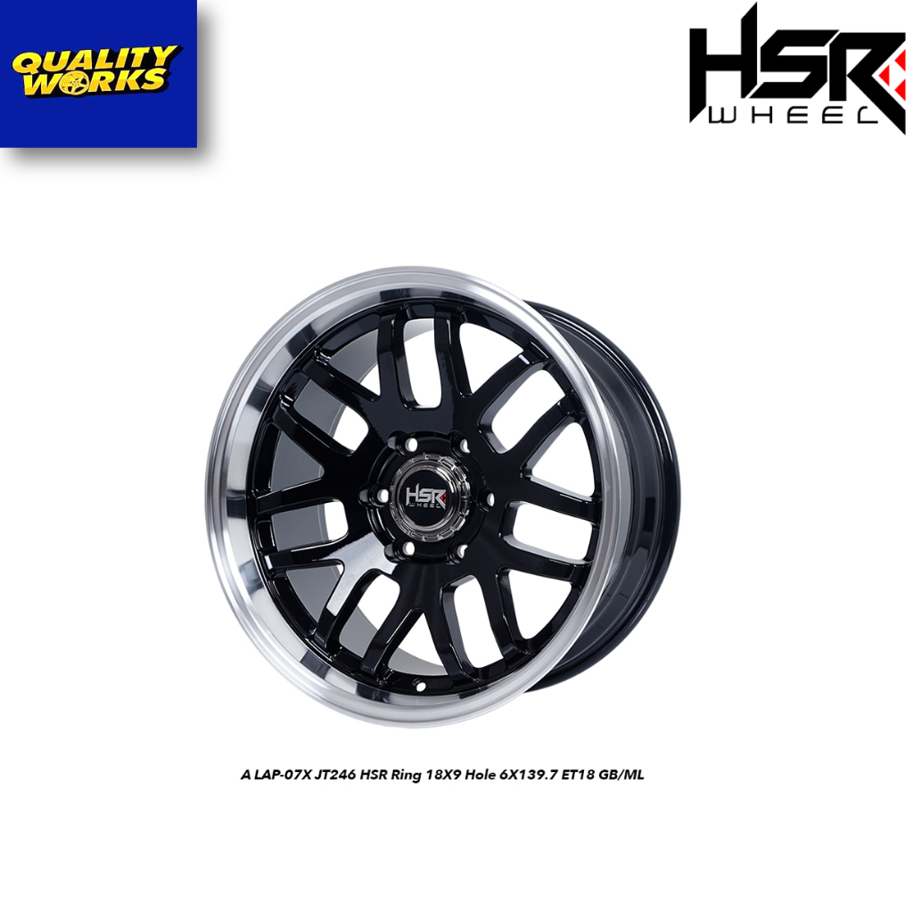 Jual Velg HSR model terbaru R18 pcd baut 6x139 pelek HSR A-LAP07X ring ...