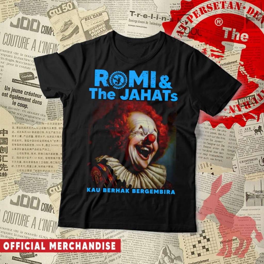 Jual Kaos Romi The Jahats Official Kau Juga Berhak Bergembira