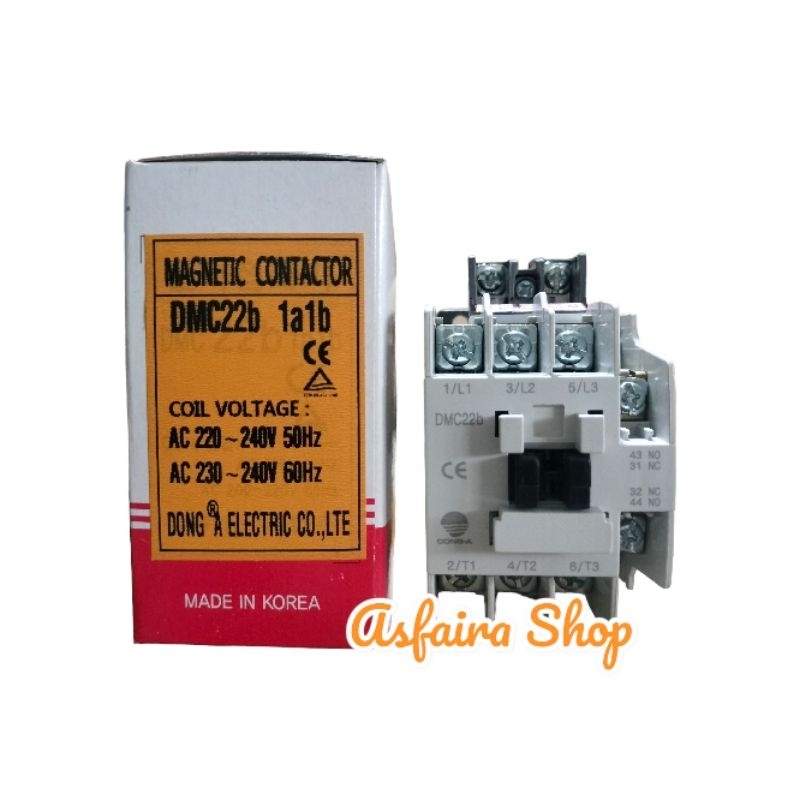 Jual MAGNETIC CONTACTOR DONG-A DMC-22B | Shopee Indonesia