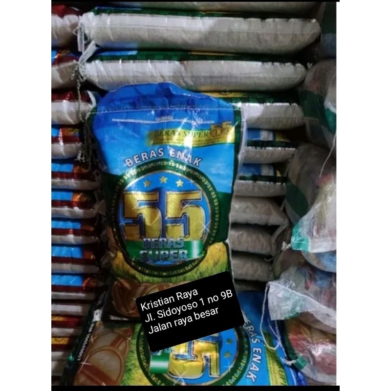 Jual Beras 55 hijau 10 kg | Shopee Indonesia