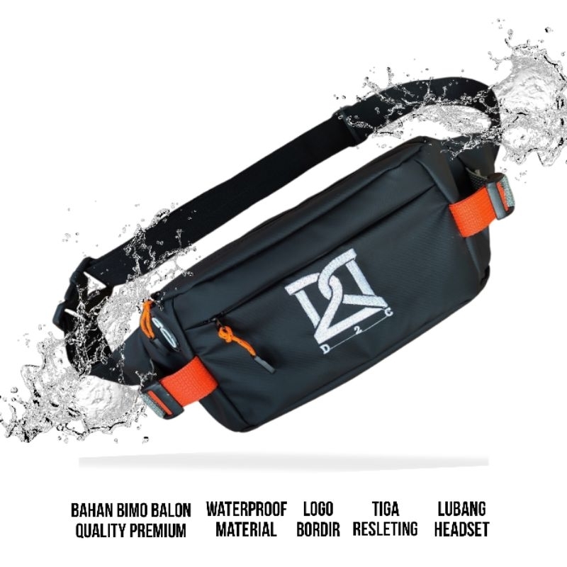 Jual Tas Selempang Outdoor Pinggang Dan Bahu Pria Waist bag Sling bag ...