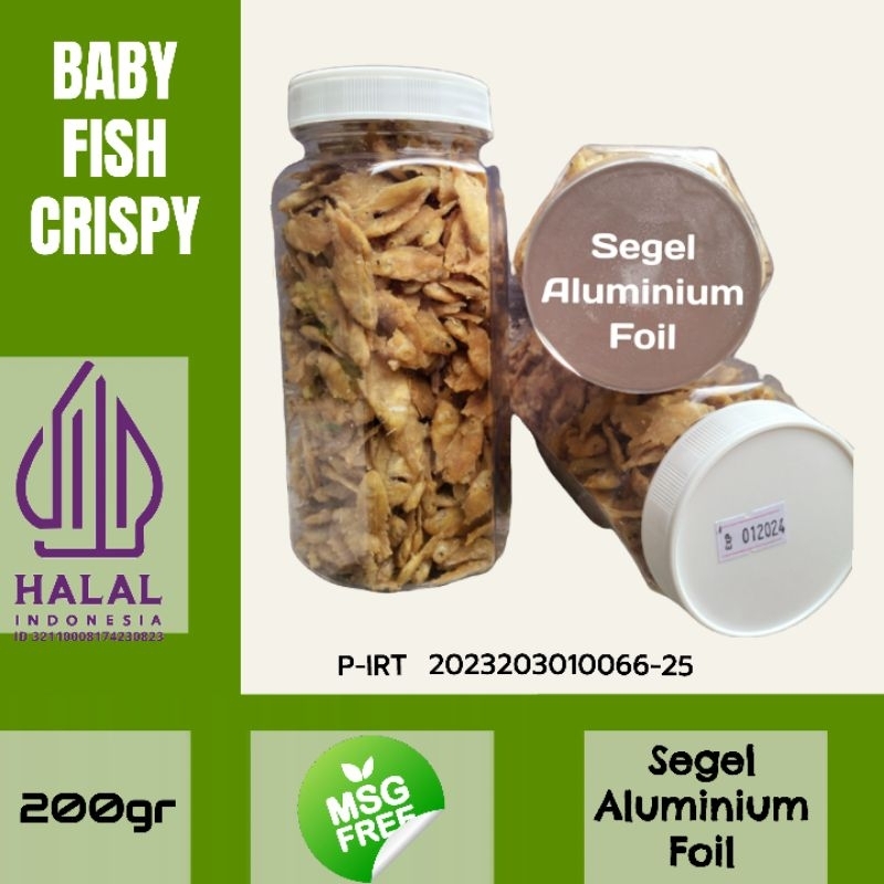 Jual Baby Fish Ikan Crispy Toples 200gr | Shopee Indonesia