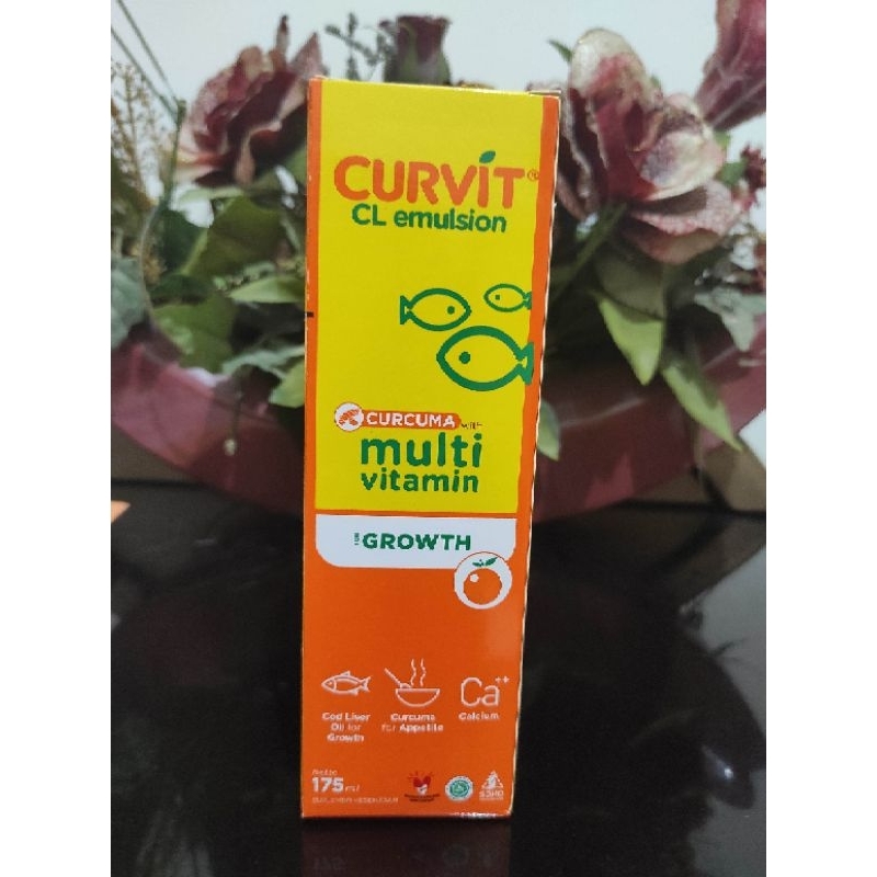 Jual curvit Cl emulsion multi vitamin growth 175ml | Shopee Indonesia