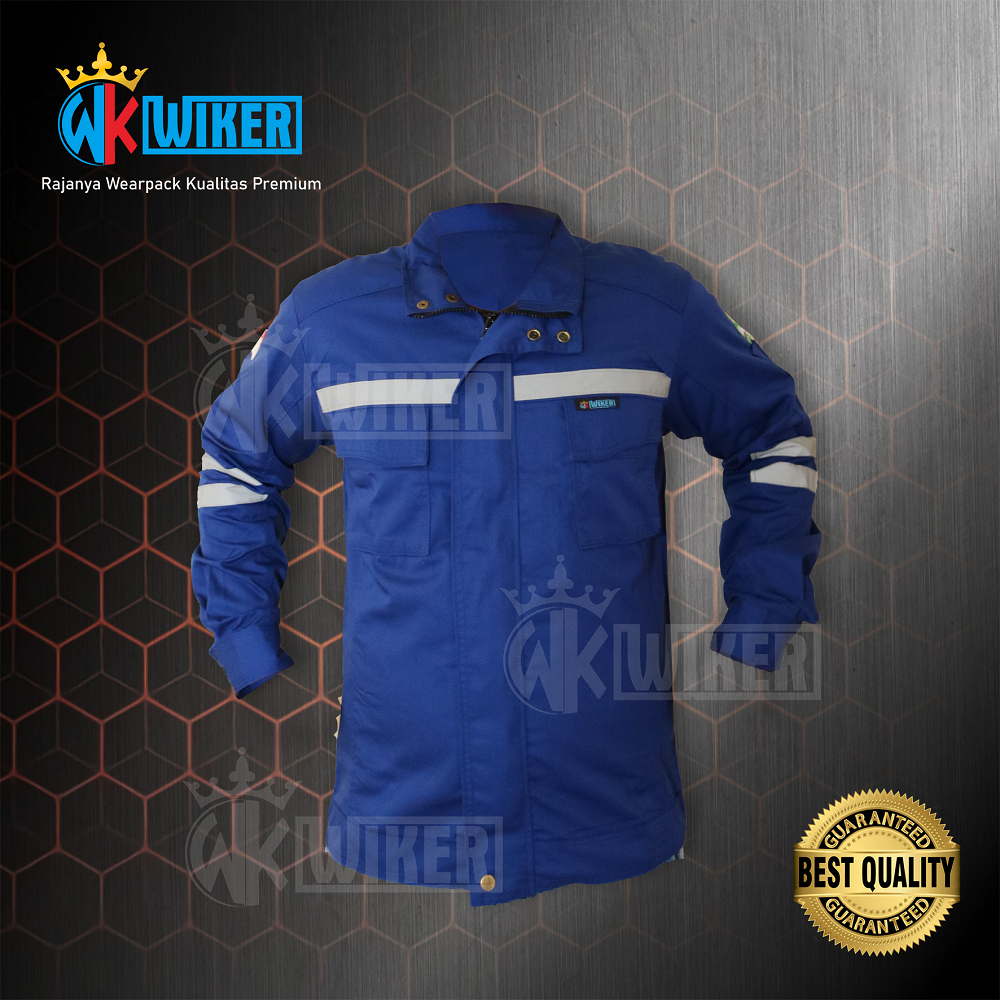 Jual Wearpack Safety Biru Benhur - Jaket Proyek - Baju Safety - Werpack ...