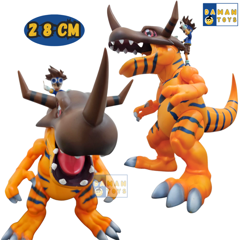 Jual Action Figure Digimon Taichi Greymon Agumon Big Adventure | Shopee ...
