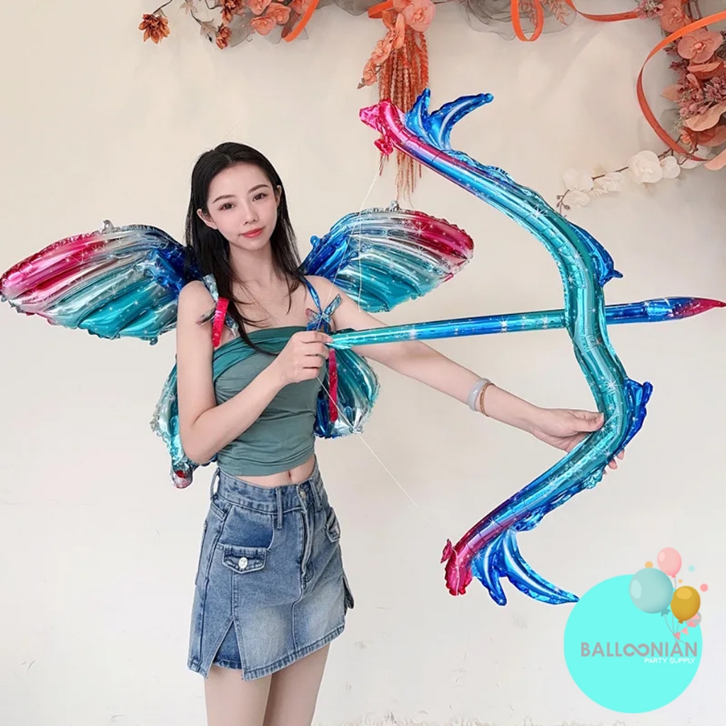 Jual Wings & Arrow 3D Balloon Foil/Balon Sayap Kupu2 Dan Panah/Angel ...