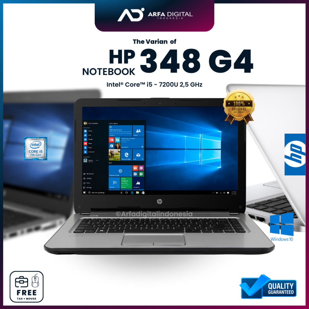 Jual Laptop HP Notebook 348 G4 Core i5 Gen 7 Ram 8GB SSD 256GB ...