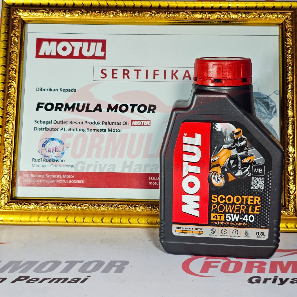 Jual (Ready Perdus Isi 20) Motul Scooter Power 5W-40 800ml Full ...