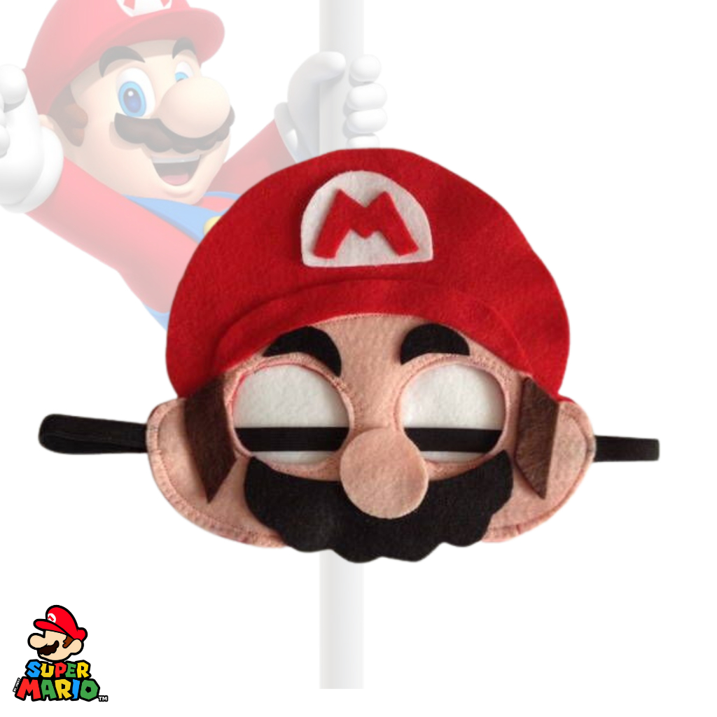 Jual Csplay mask flanel Topeng SUPER MARIO BROS ukuran anak dewasa ...