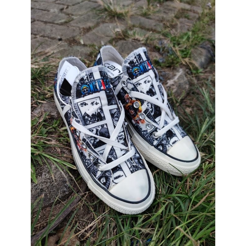 Jual SEPATU CONVERSE ANIME X ONE PIECE 70S HIGH DAN OX | Shopee Indonesia