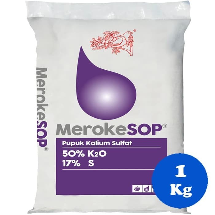 Jual PUPUK MEROKE SOP PUPUK KALIUM SULFAT KEMASAN 1KG | Shopee Indonesia