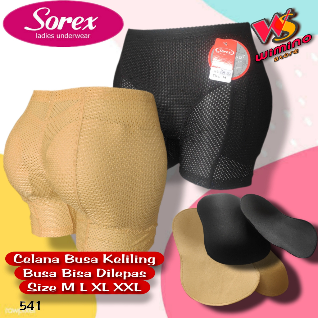 Jual W541 Sorex Celana Dalam Busa Bokong dan Pinggul, Pantat Palsu Wanita, Cd Busa Keliling Size ...