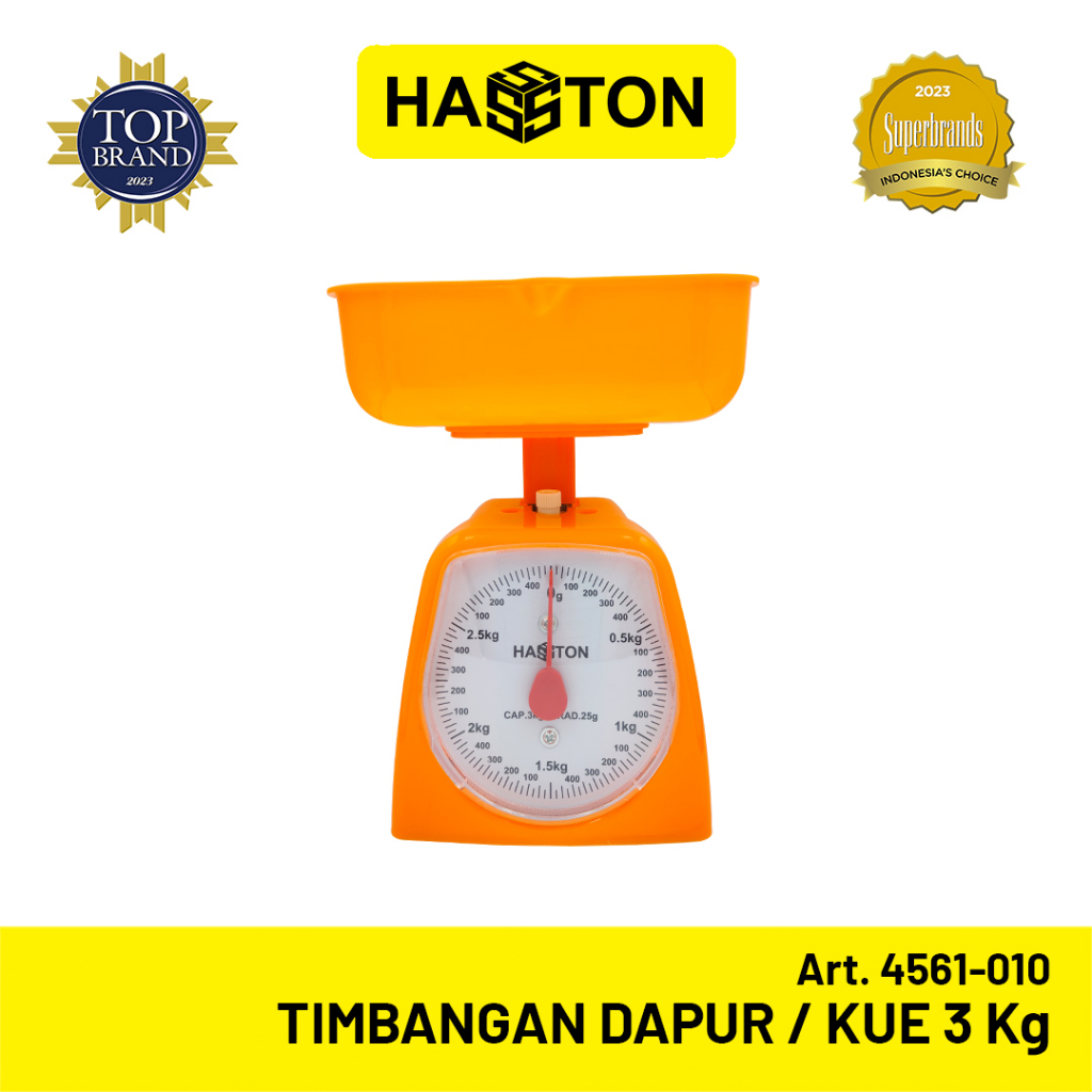 Jual Hasston Timbangan Kue 3Kg / Timbangan Dapur 3Kg (4561-010 ...