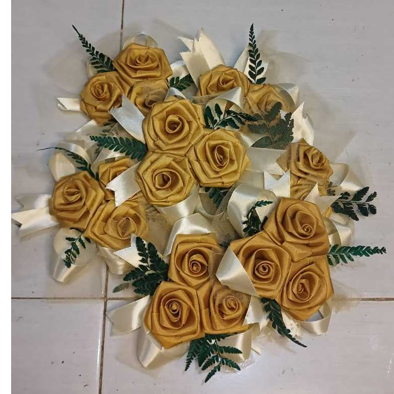 Jual hiasan bunga hantaran seserahan hampers (khaki) | Shopee Indonesia