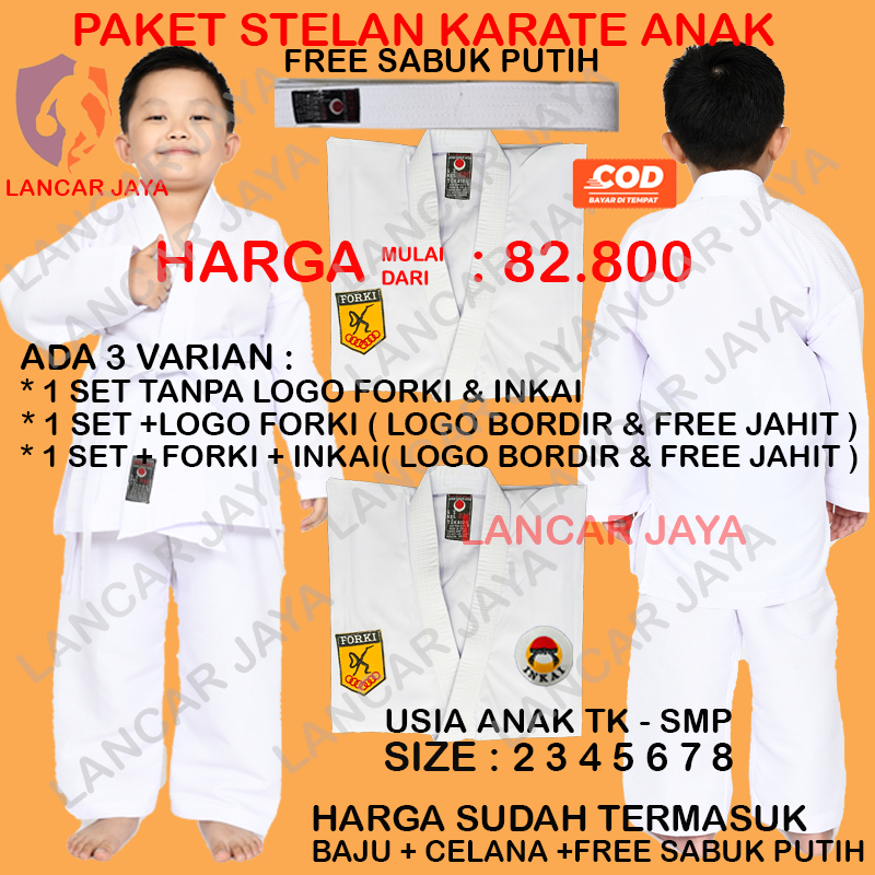 Jual BAJU KARATE ANAK 1 STEL - SABUK PUTIH | Shopee Indonesia Jual BAJU KARATE ANAK 1 STEL - SABUK PUTIH | Shopee Indonesia