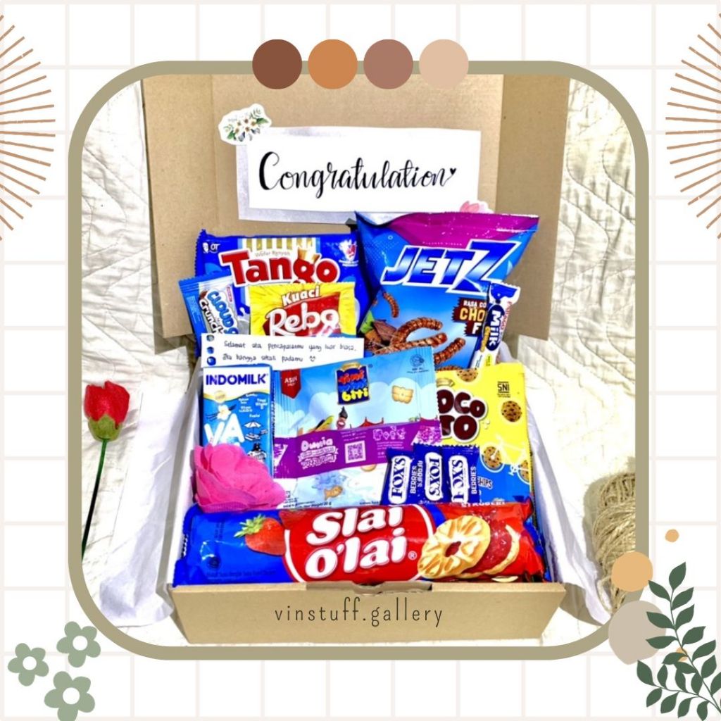 Jual SNACK BOX / GIFT BOX LIGHT BLUE BIRU MUDA KADO ULANG TAHUN ...