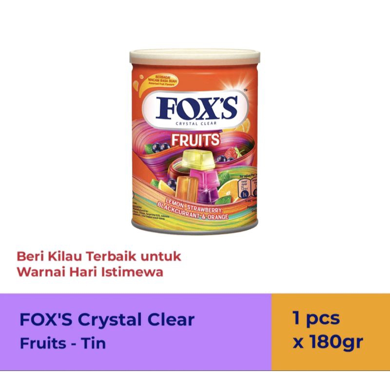 Jual foxs kaleng orange 180g | Shopee Indonesia