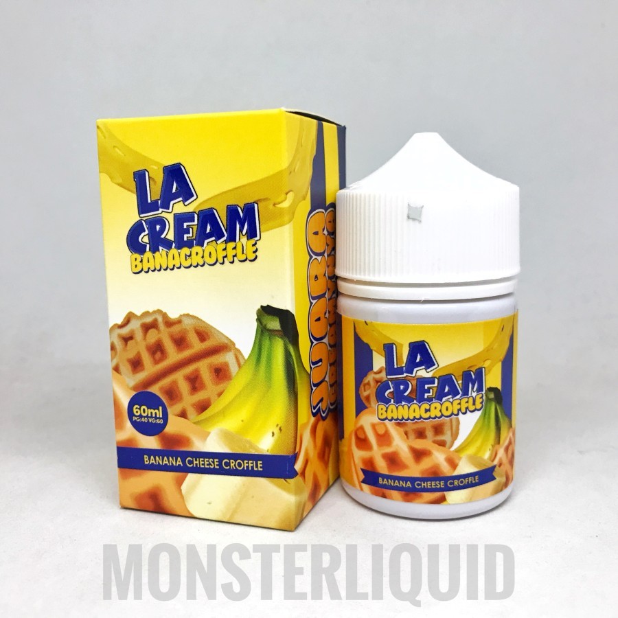 Jual LA CREAM BANACROFFLE BANANA CHEESE CROFFLE BY LEVICA 3MG 60ML ...