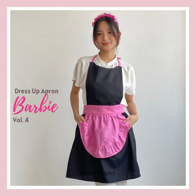 Jual Dress Up Apron Barbie Edition Vol. 4 Ruffle Nikko Project Celemek ...