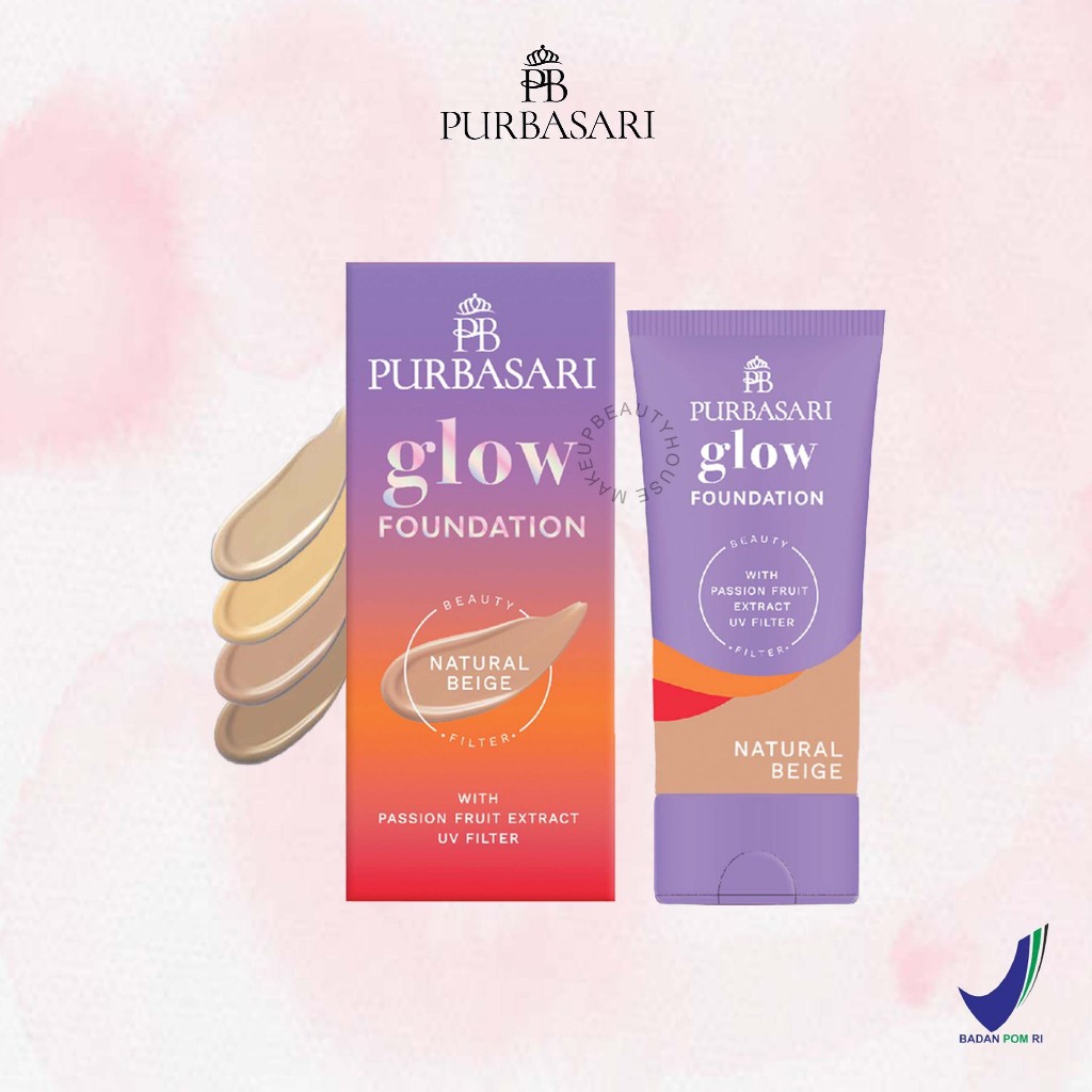 Jual PURBASARI Glow Foundation 30ml | Alas Bedak | Shopee Indonesia