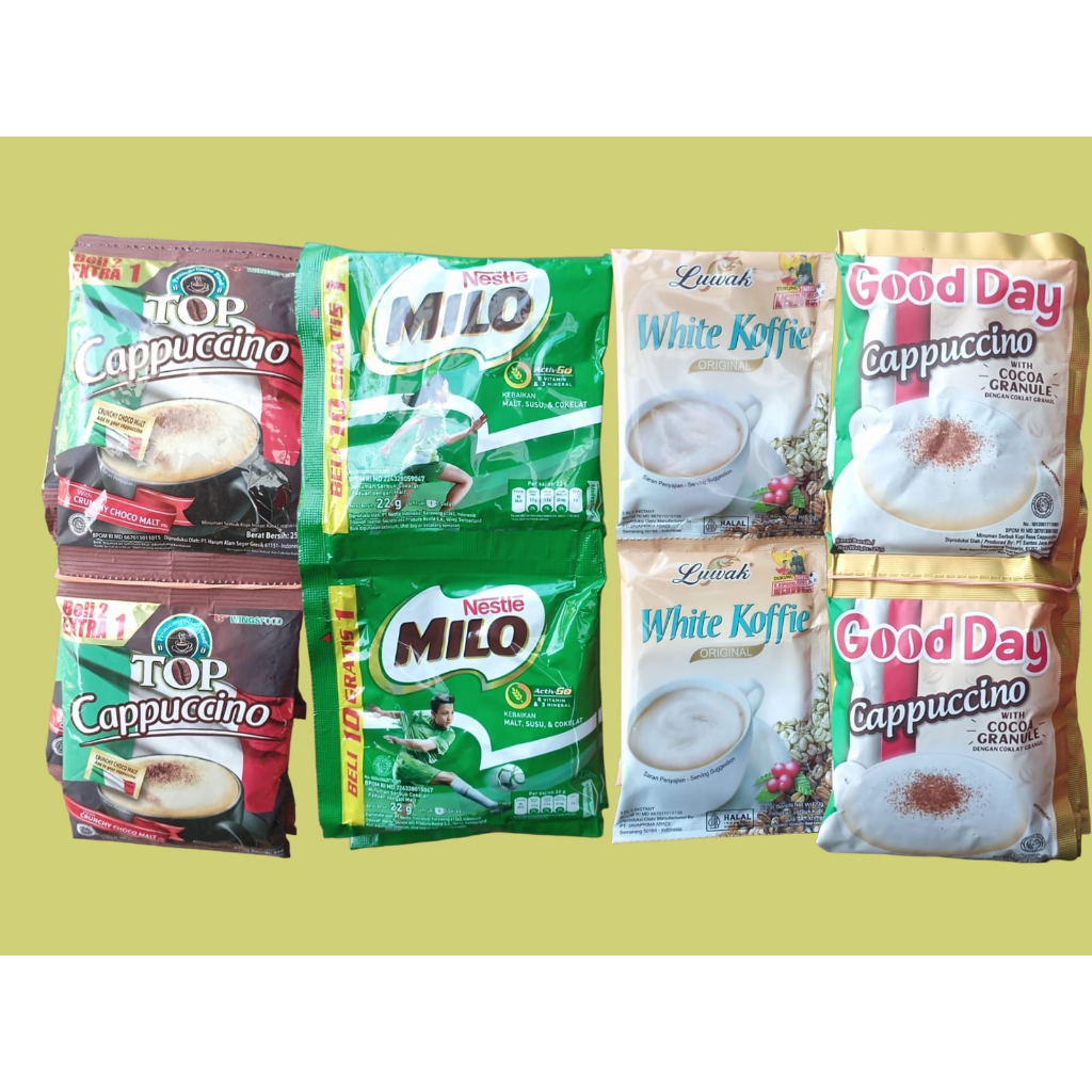 Jual [LIVE] KOPI RENCENG TOP Capuccino/ABC Kopi Susu 1 Renceng | Shopee ...