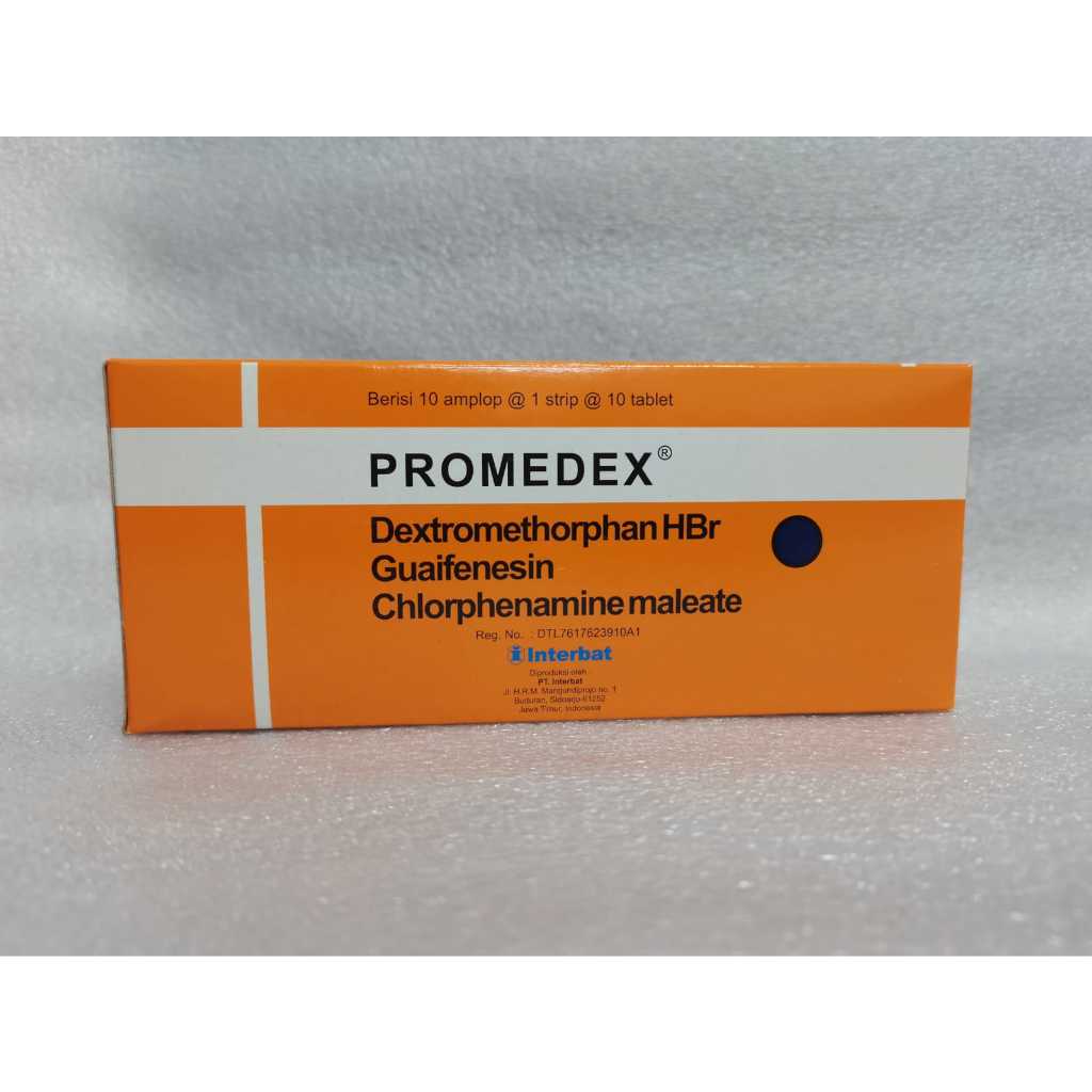 Jual PROMEDEX STRIP ISI 10 TABLET Untuk Meredakan Batuk Yang Disebabkan Alergi | Shopee Indonesia