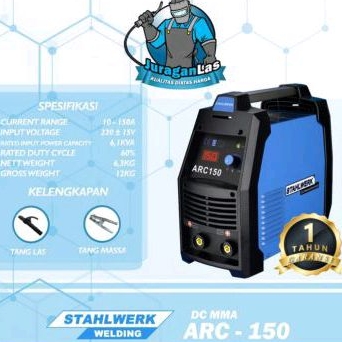 Jual Arc 150 Stahlwerk mesin las DC inverter MMA Electroda | Shopee Indonesia