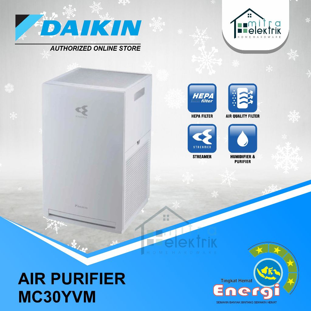 Jual Air Purifier Daikin MC30YVM7 With Streamer | Shopee Indonesia