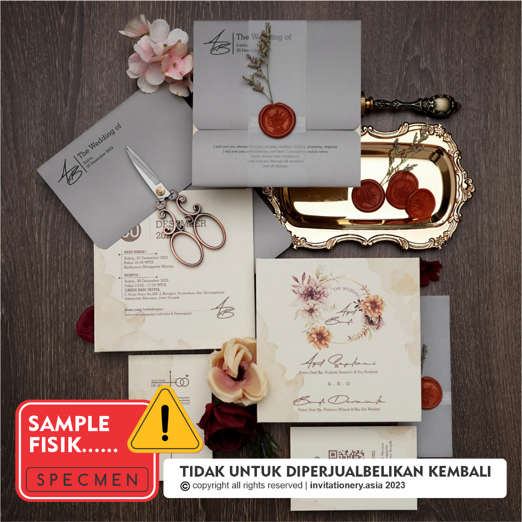 Jual Undangan pernikahan Hardcover ( sample ) | H.24.1 | Shopee Indonesia