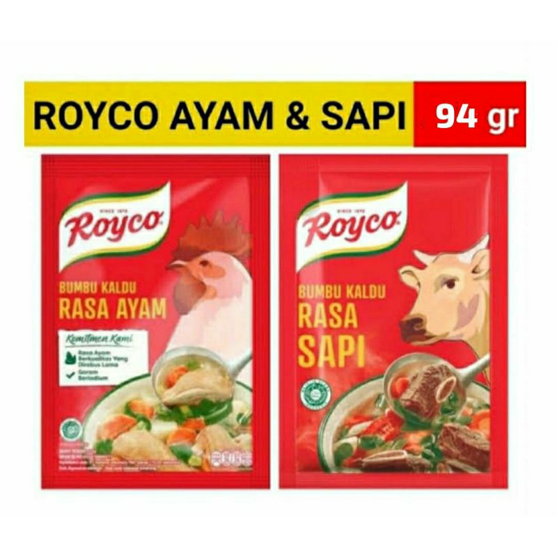 Jual Royco Kaldu Ayam/ Sapi 94gr | Shopee Indonesia