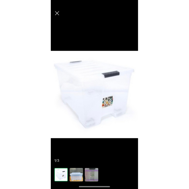 Jual CONTAINER BOX EZY BENING/PURE/TRASNPARAN 10-15-18-25-35-45-52-75 ...