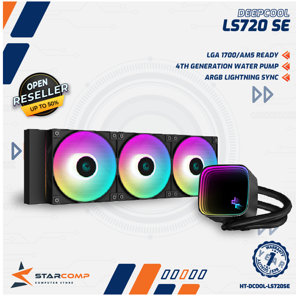 Jual Deepcool LS720 SE ARGB 360mm AIO CPU Cooler LS 720 | Shopee Indonesia