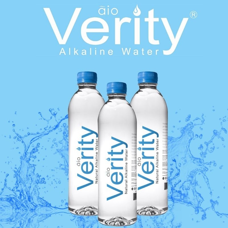 Jual Air Mineral Verity Natural Alkaline Water Botol 591 ml / Verity ...