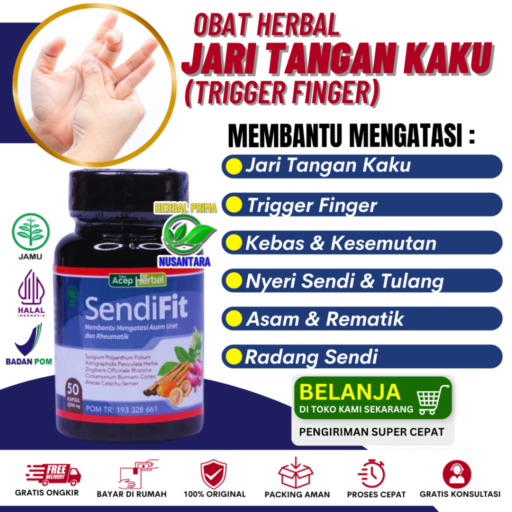 Jual SENDIFIT - Obat Trigger Finger Kaku, Obat Jari Tangan Kaku Dan ...