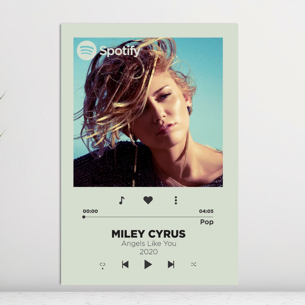 Jual Poster Music Media Player Spotify Custom | Shopee Indonesia