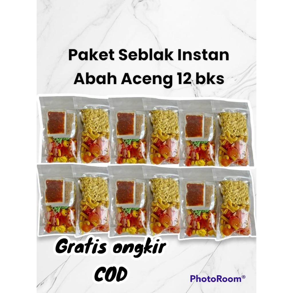 Jual Paket 12 Bks Seblak Instan Abah Aceng | Shopee Indonesia