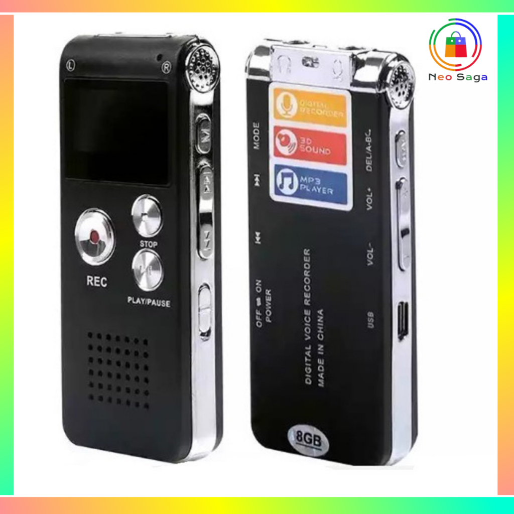 Jual Portable Digital Audio Voice Recorder Recording USB Alat Perekam ...